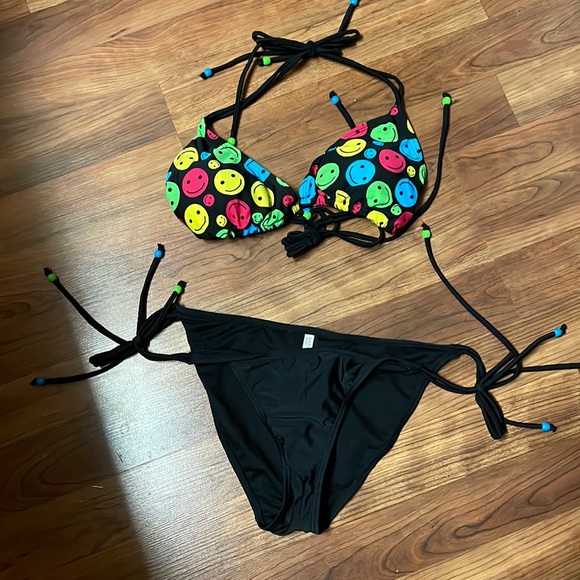 body rage | Swim | Smiley Bikini | Poshmark